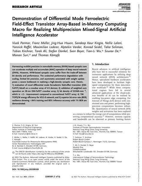 Pdf Demonstration Of Differential Mode Ferroelectric Field Effect