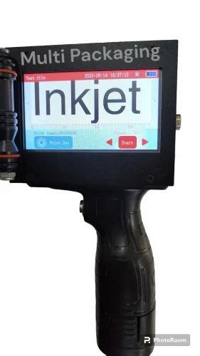 handheld inkjet printer date batch mfg exp barcode mrp coder coding
