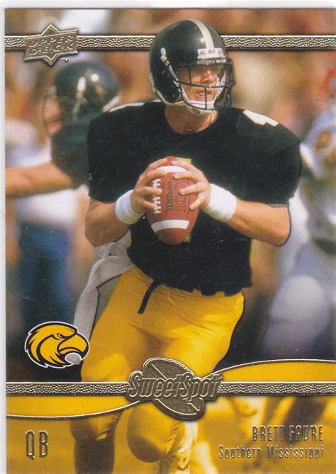 Brett Favre Southern Miss Card