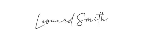 93 Leonard Smith Name Signature Style Ideas Cool Online Autograph