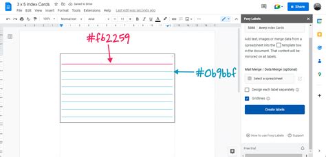 Index Card Template Google Docs Guide Free Template