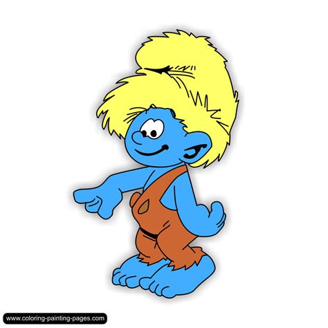 Coloring Pages Smurfs Free Downloads