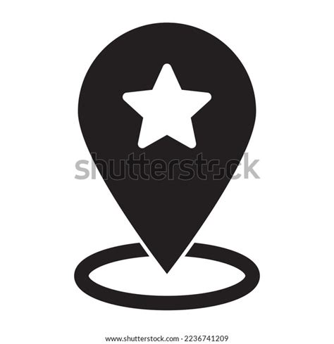 favorite place map pointer icon maps stock vector royalty free