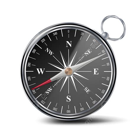 Antique Compass Vector Art Png Antique Compass Vector Metal Compass 3d