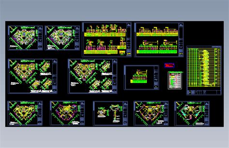 某小区电气高层图autocad 2007模型图纸下载 懒石网