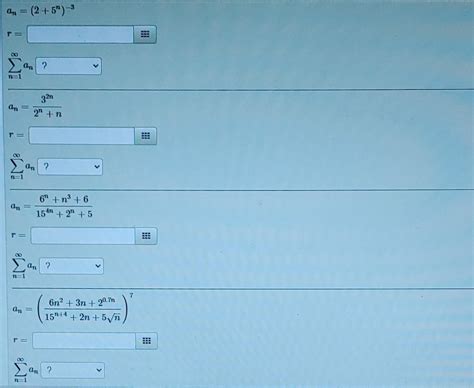 Solved Please Help For Each Sequence Anan Find A