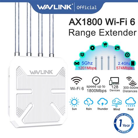 Wavlink Wifi AX M Dual Band Piso Wifi Support Booster High Power Long Range Outdoor