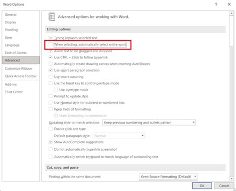 How To Stop Ms Word From Selecting More Than You Need Pickupbrain Be