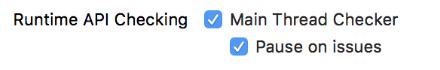 Swift Main Thread Checker Ui Api Called On A Background Thread Error In Iphone Xs Works