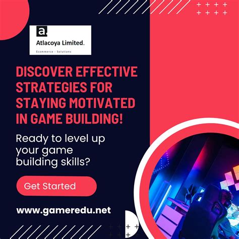 How To Stay Motivated While Building Games Atlacoya Ltd Posted On The