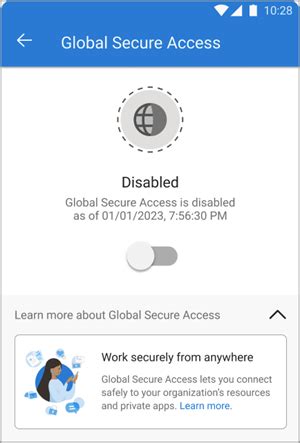 The Global Secure Access Client For Android Global Secure Access