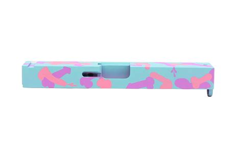 Miami Phallic Camo Cerakote G17 Standard One Off Glock Slide Km Tactical