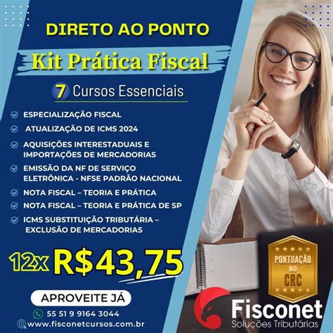 Kit Prática De Especialização Fiscal Direto Ao Ponto Loja Fisconet
