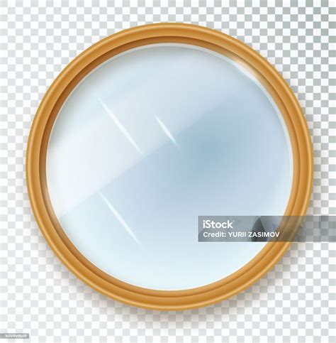 거울 둥근 고립 현실적인 둥근 거울 프레임 흰색 거울 템플릿 고립 된 유리 표면을 반영합니다 인테리어 가구를위한 사실적인 3d 디자인 0명에 대한 스톡 벡터 아트 및 기타