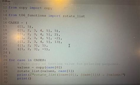 Solved Tob Functionspy X Def Rotatelist Values N Nnn