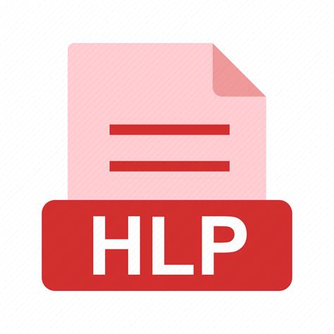 Extension File File Format Hlp Icon Download On Iconfinder