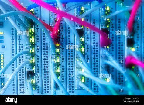 Computer Wires 3 Stock Photo Alamy