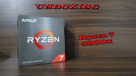 RYZEN X Unboxing YouTube