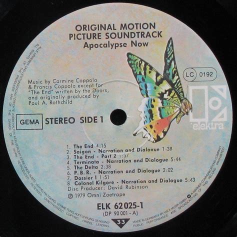 Soundtrack Apocalypse Now Lp