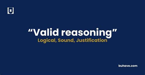 Valid Reasoning Meaning Definition Synonym And Antonym 2025 Buhave