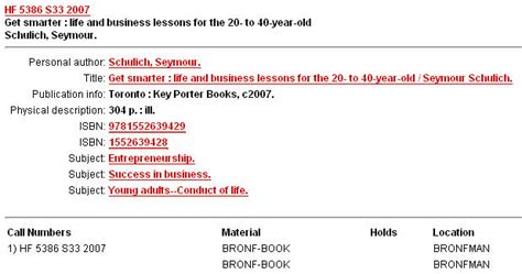 Understanding Call Numbers York University Libraries