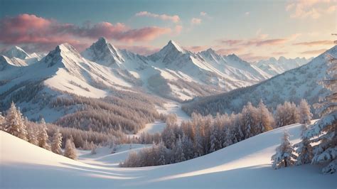 Mountains Wallpaper 4k Snowy Landscape Alpine Scenery