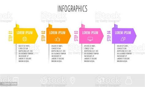 4 개의 요소와 화살표가있는 인포 그래픽 선택할 수 있는 네 가지 비즈니스 옵션의 벡터 개념 0명에 대한 스톡 벡터 아트 및 기타 이미지 Istock