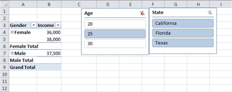 Excel Vba Detect What Slicers Were Selected And Store Into An Array