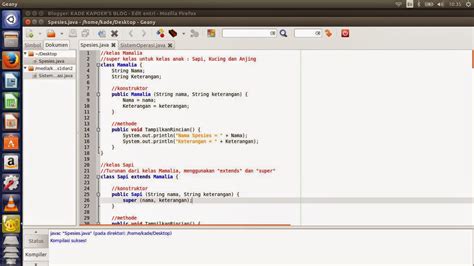 Pewarisan Dalam Java Bagian 2 ~ Kade Kapoers Blog