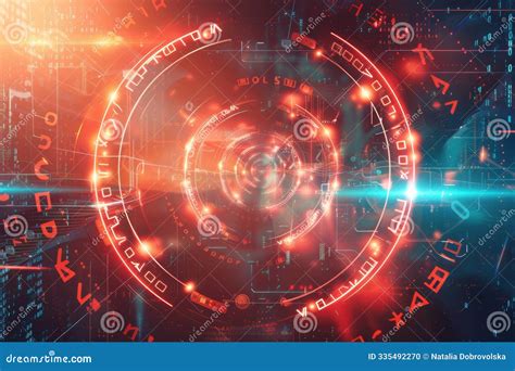 Abstract Ai Algorithm Background With Futuristic Neural Networks And