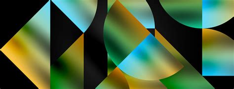 삼각형 선 및 둥근 요소의 조화로운 상호 작용을 특징으로 하는 모자이크 패턴 구성으로 포스터 표지 배너 브로셔 웹사이트를 위한