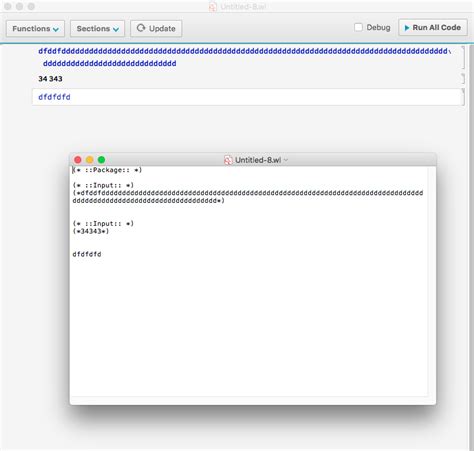 Front End Code Is Not Word Wrapping In Wl Mma File Mathematica