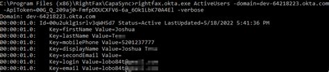 Configuring The Rightfax Sync Module With Okta Directory