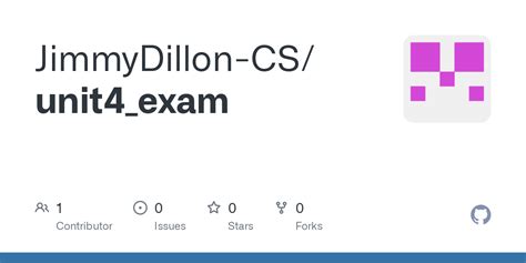 GitHub JimmyDillon CS Unit4 Exam