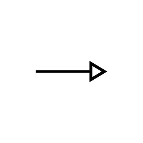 Thin Arrow Vector Icon Illustration 23250059 Vector Art At Vecteezy