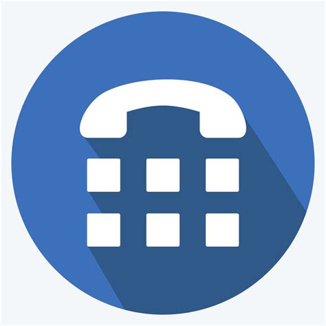 Icon Teletype Suitable For Mobile Apps Symbol Long Shadow Style