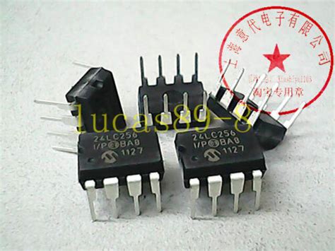 1pcs 24lc256 Ip 24lc256ip 24lc256 Eeprom Dip New Ebay