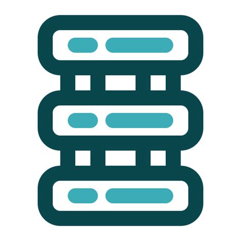 Server Generic Color Outline Icon