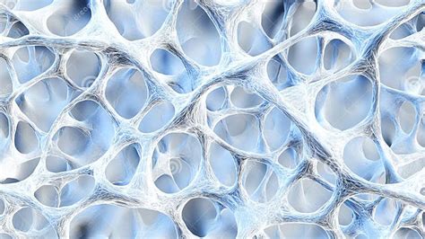 Neural Network Patterns In Brain Tissue Creating Complex Branching