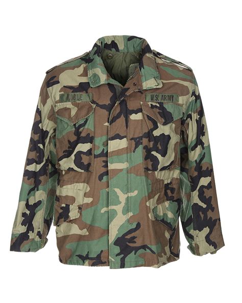 1996 Vintage Us Army Woodland Camouflage M65 Field Jacket Small Rokit