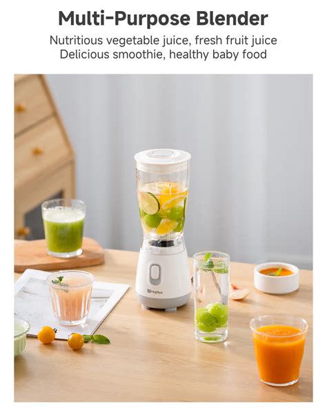 Simplus Blender Juicer Professional Kitchen Blender For Shakes And Smoothies Bpa Free Stainless