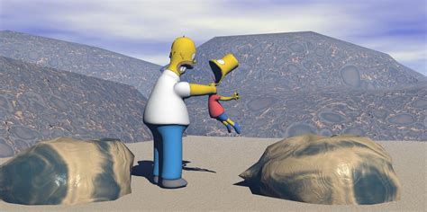 Homer Choking Bart 1 By Mastro