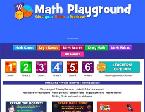 Math Playground Thinking Blocks Interactive For Pre K 1st Grade