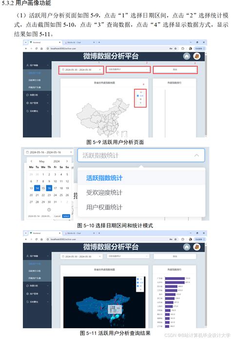 计算机毕业设计python django vue3微博数据舆情分析平台 微博用户画像系统 微博舆情可视化 源码 文档 ppt 讲解
