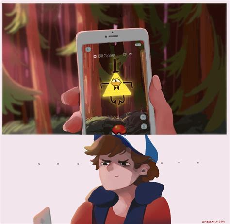 Playing Pokemon Go In Gravity Falls R Gravityfalls