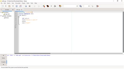 Geany Compilation Failed Issue Geany Geany GitHub