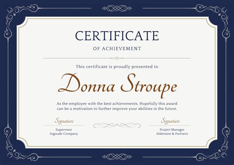 certificates of completion