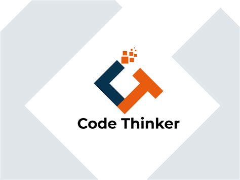 code thinker logo design by md al amin islam on dribbble