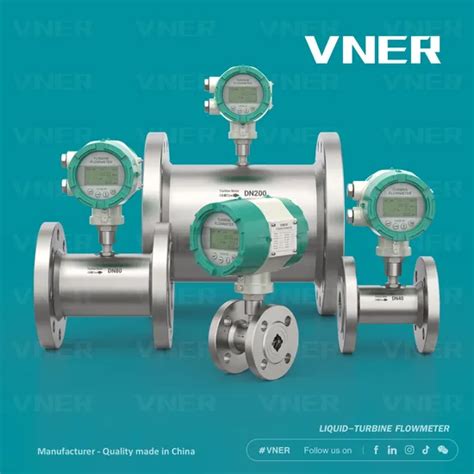 High Accuracy Flange Liquid Turbine Flowmeter Explosion Proof Flow Meter Flow Meter And