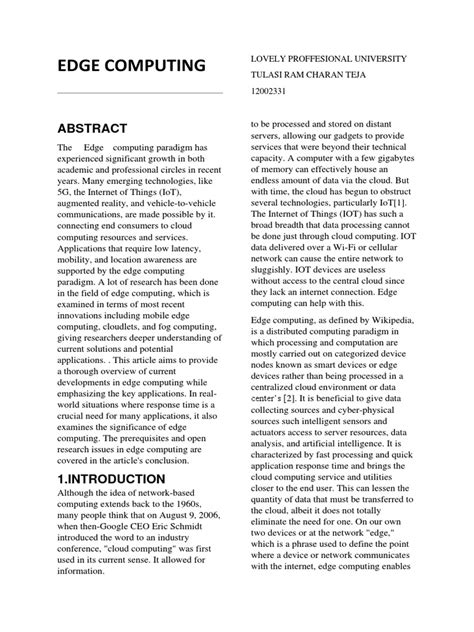 edge computing pdf internet of things cloud computing
